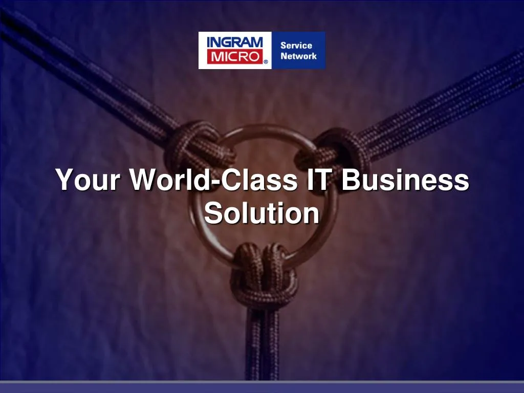 PPT - Your World-Class IT Business Solution PowerPoint Presentation ...