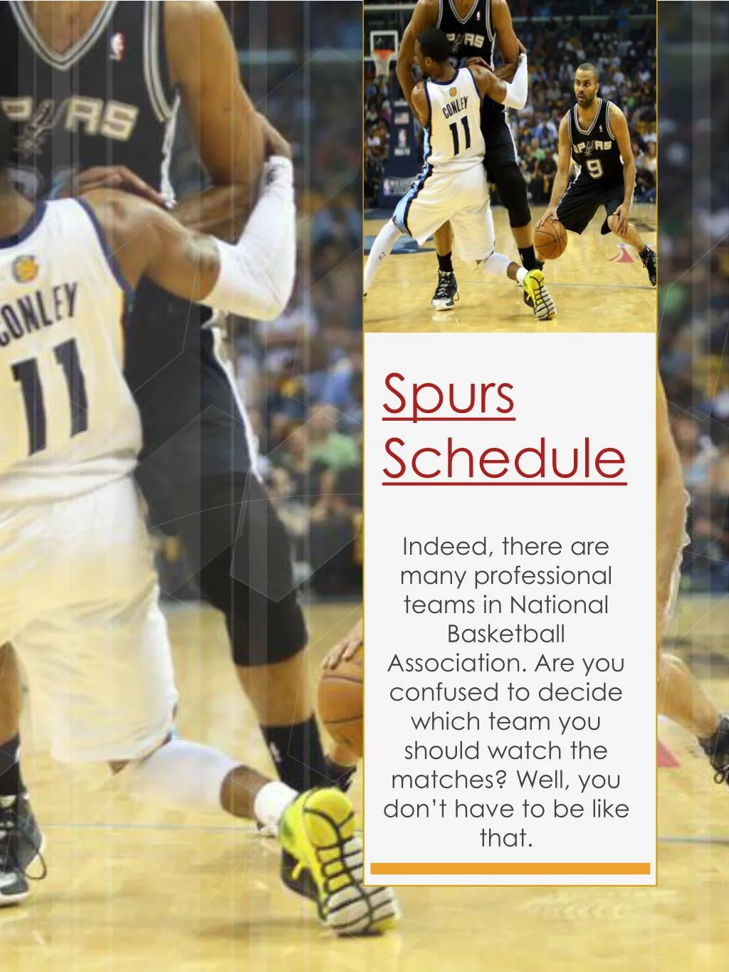 PPT - Spurs Schedule PowerPoint Presentation, free download - ID:7293054