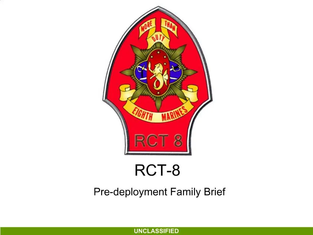 PPT - RCT-8 PowerPoint Presentation, free download - ID:729592