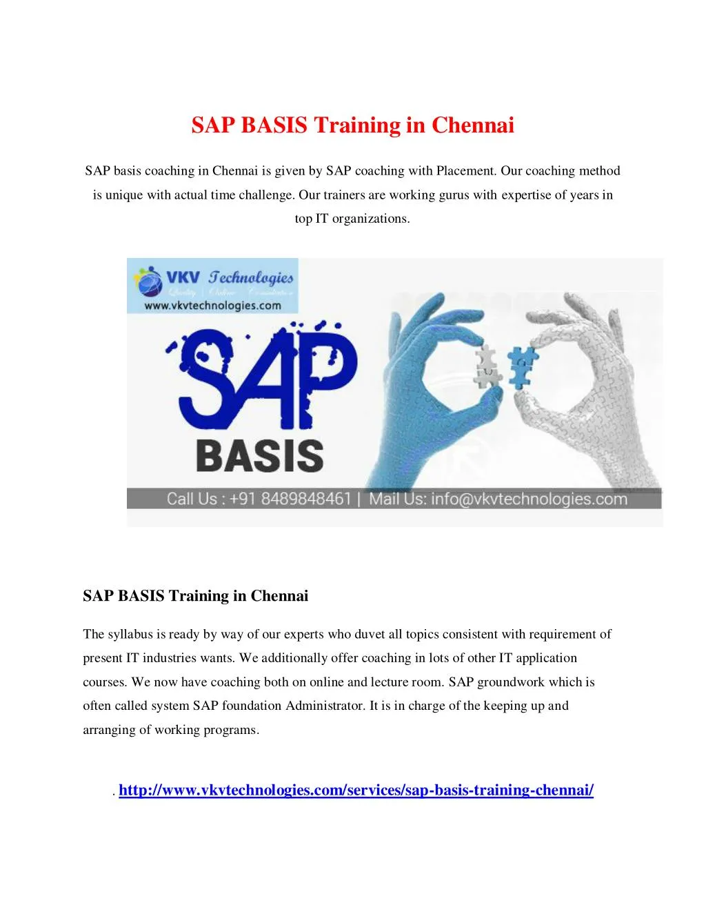 PPT - SAP BASIS Training in Chennai PowerPoint Presentation, free ...