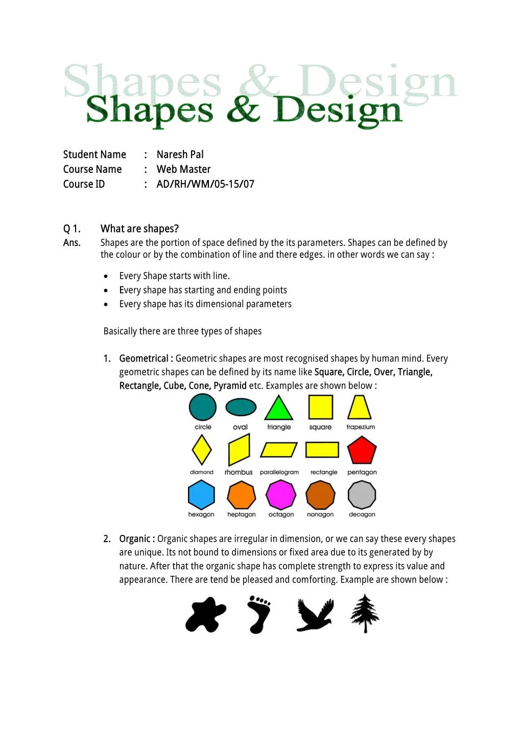 PPT - shapes and design interview question answer PowerPoint ...