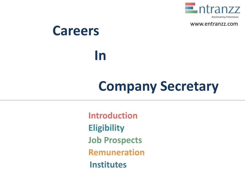 PPT - Careers In Company Secretary PowerPoint Presentation, free ...