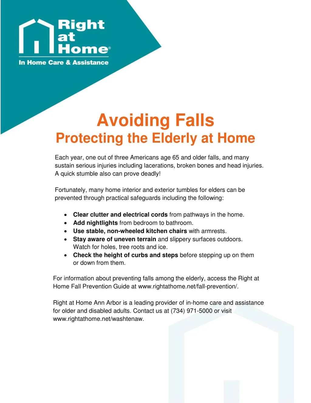 PPT - Fall Prevention Tips for Seniors | Senior Care | Ann Arbor, MI ...