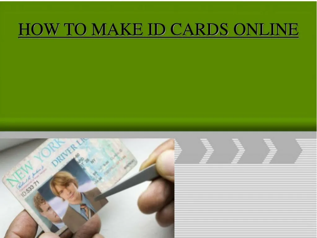 PPT - HOW TO MAKE ID CARDS ONLINE PowerPoint Presentation, free ...