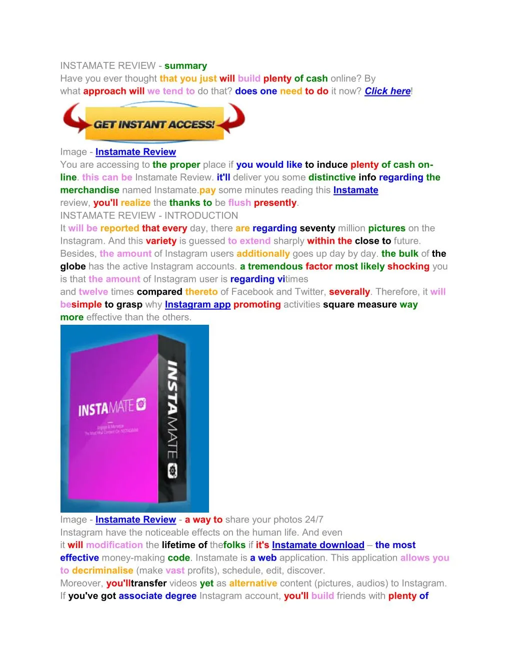 PPT - Instamate Review PowerPoint Presentation, free download - ID:7306733