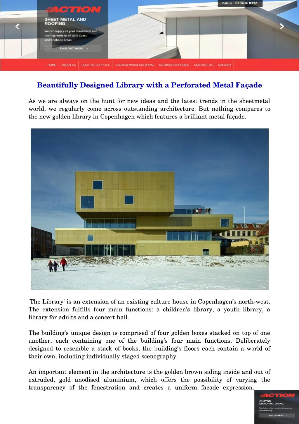 PPT - Beautifully Designed Library with a Perforated Metal Façade ...