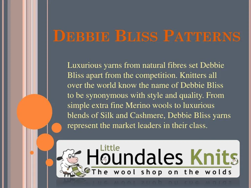 PPT - Debbie Bliss Patterns PowerPoint Presentation, free download - ID ...