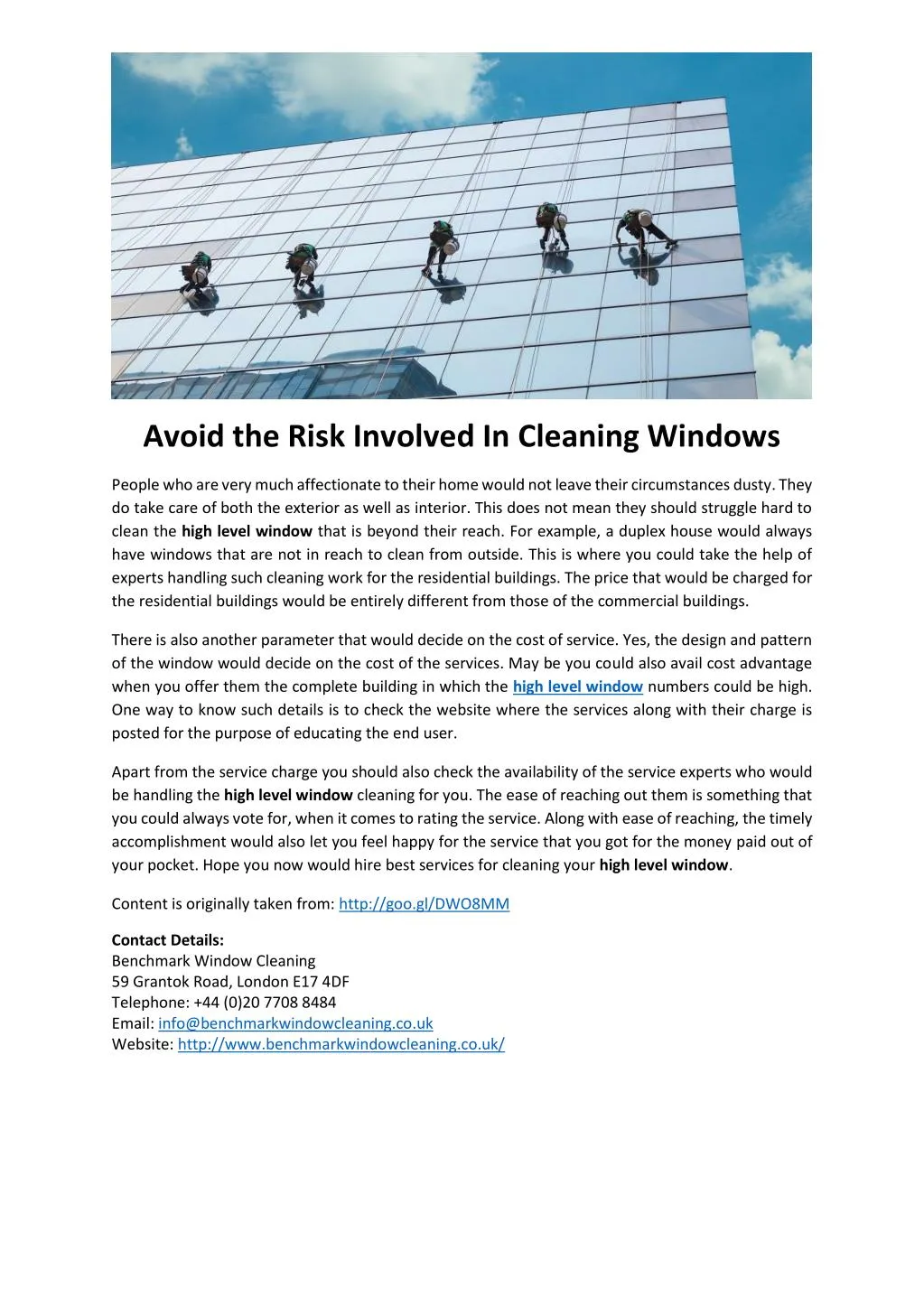 PPT - Avoid the Risk Involved In Cleaning Windows PowerPoint ...