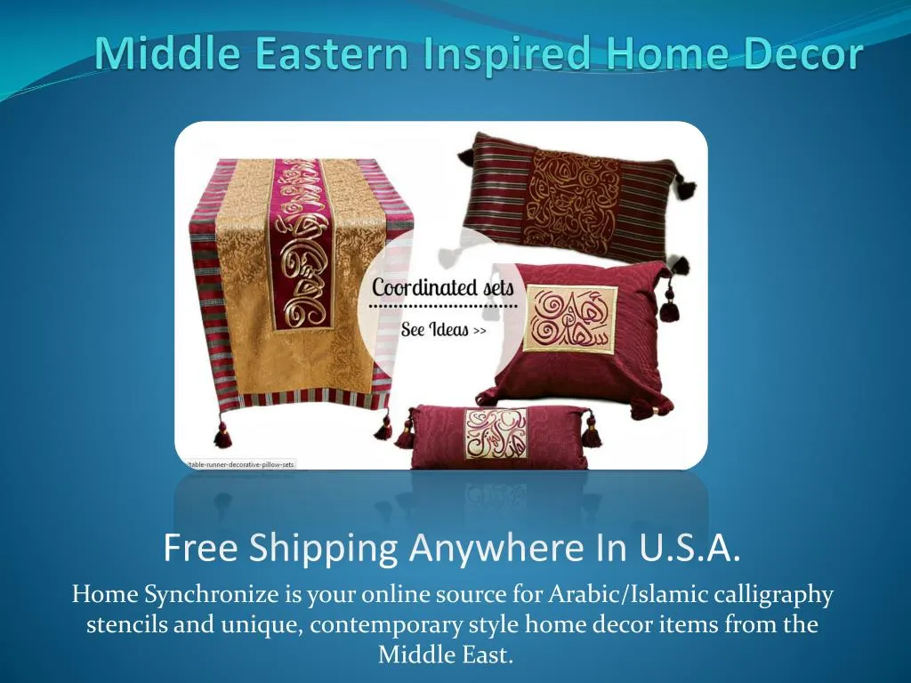 PPT - Middle Eastern Inspired Home Decor PowerPoint Presentation, free ...