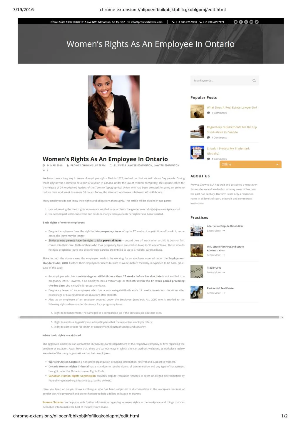 PPT - Basic Rights of Women Employees PowerPoint Presentation, free ...