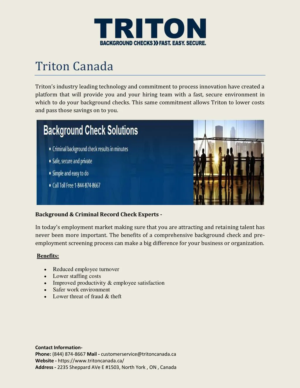 PPT - Triton Canada PowerPoint Presentation, free download - ID:7316177