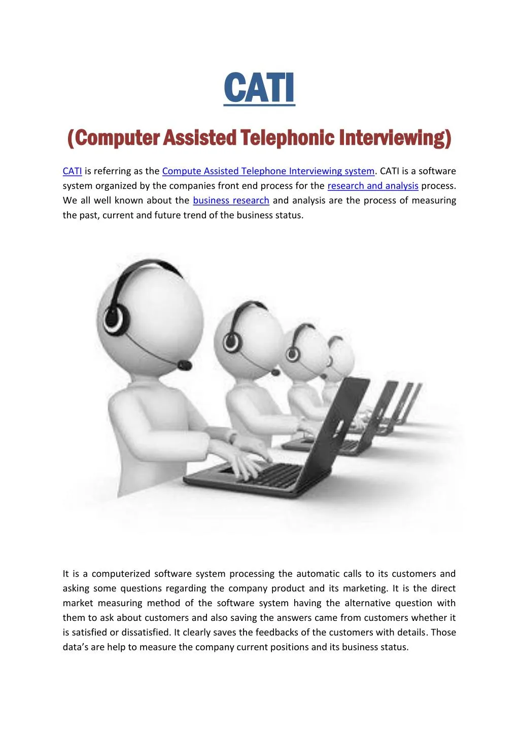 PPT - CATI Services, Market research services, CATI research PowerPoint Presentation - ID:7317605