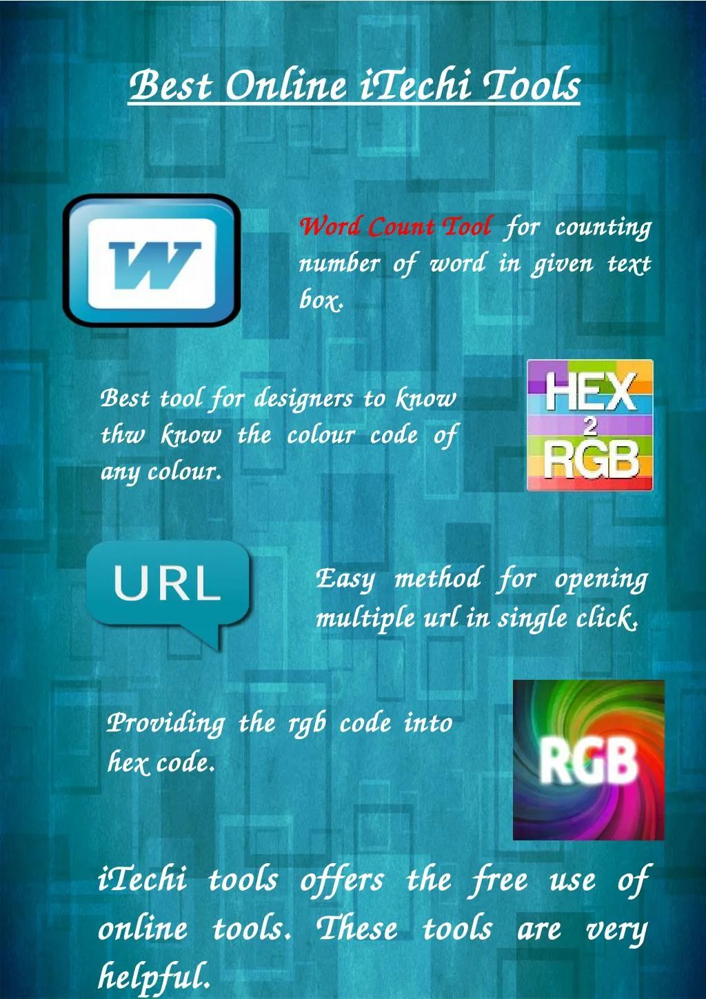 PPT - Online iTechi Tools free PowerPoint Presentation, free download ...