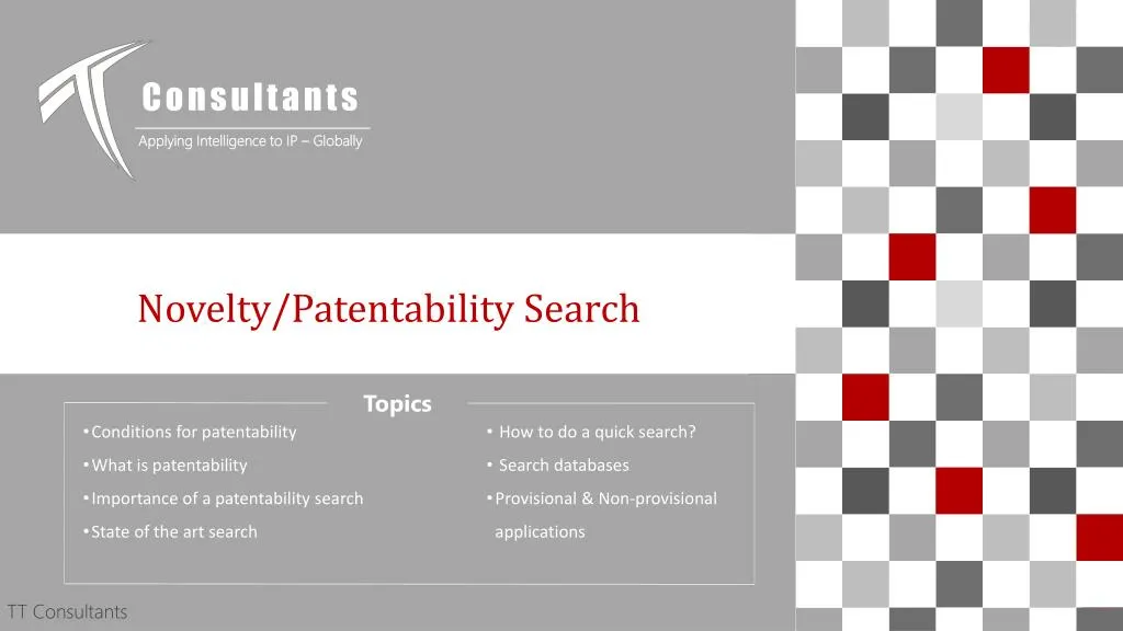 PPT - Patentability Search- Importance and How to Do Patentability ...