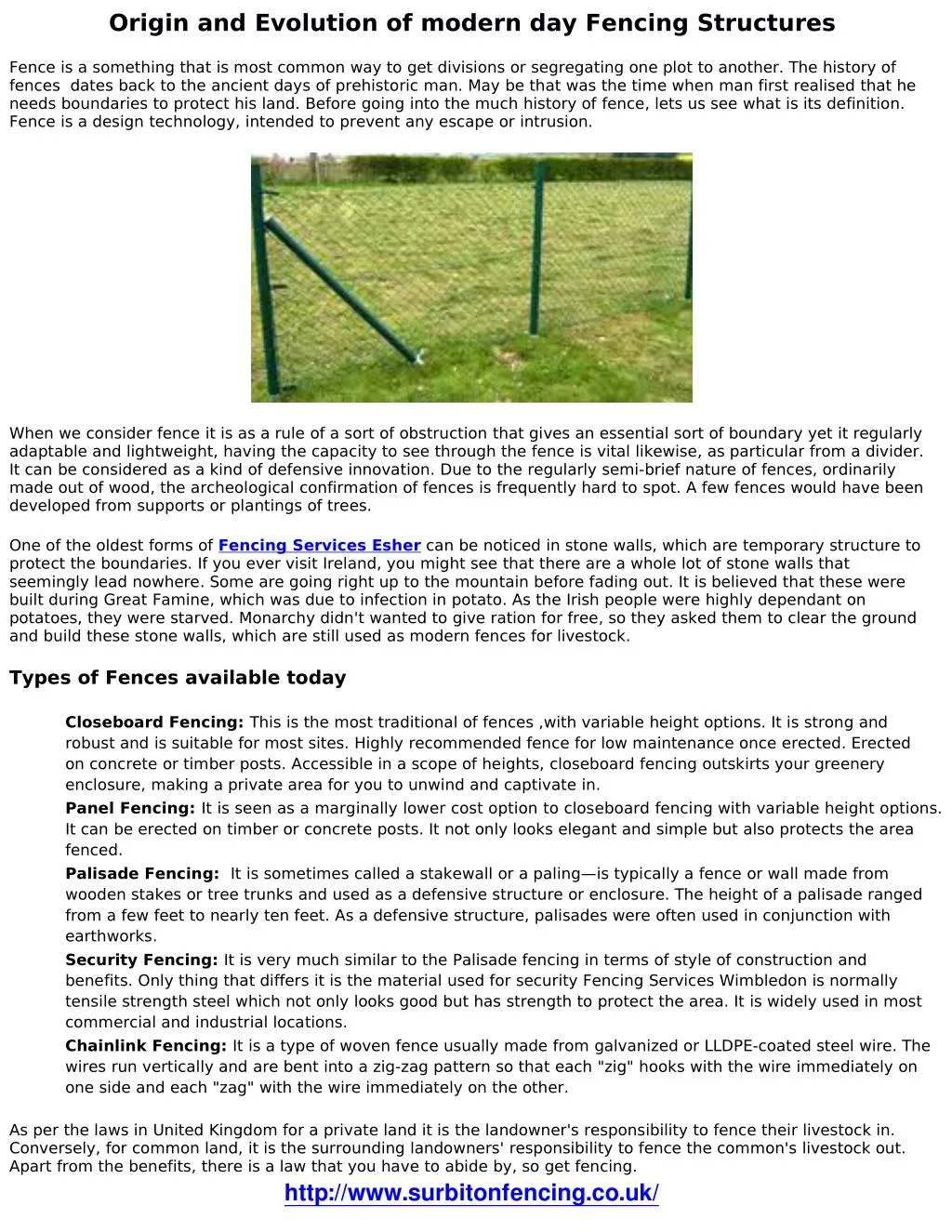 PPT - Origin and Evolution of modern day Fencing Structures PowerPoint ...