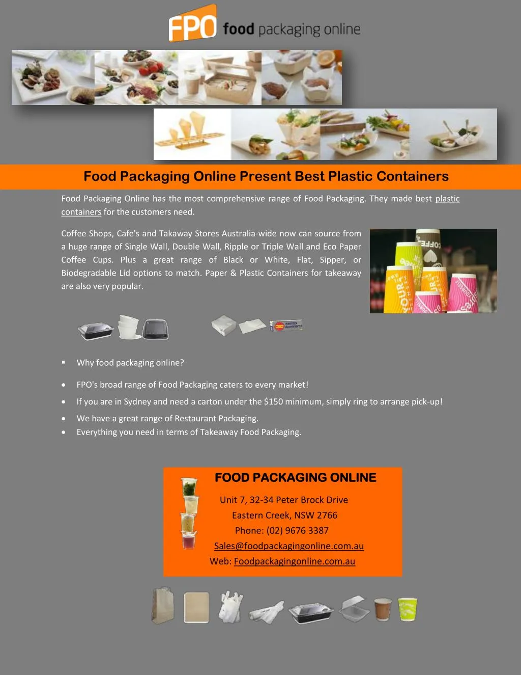 PPT - Food Packaging Online Present Best Plastic Containers PowerPoint ...