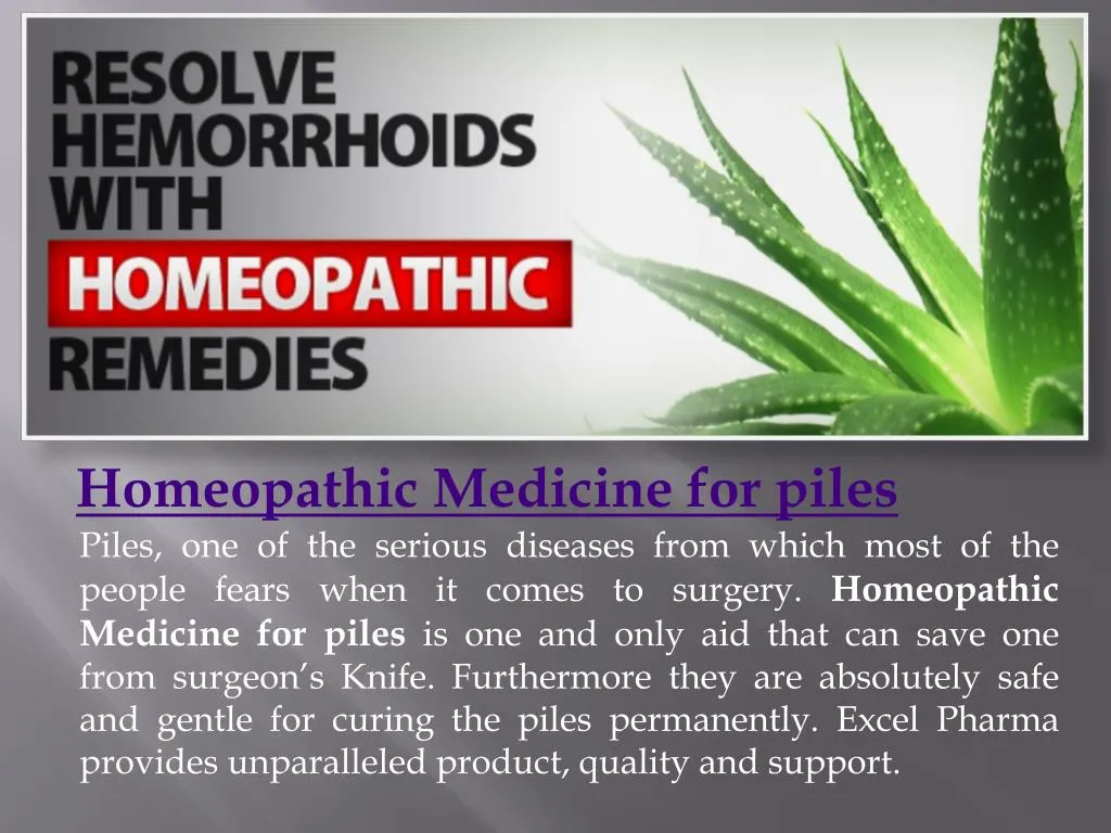 PPT - Homeopathic Medicine For Piles PowerPoint Presentation, free ...