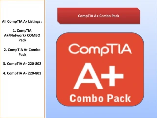 PPT - CompTIA A Combo Pack Courses PowerPoint Presentation - ID:7322316