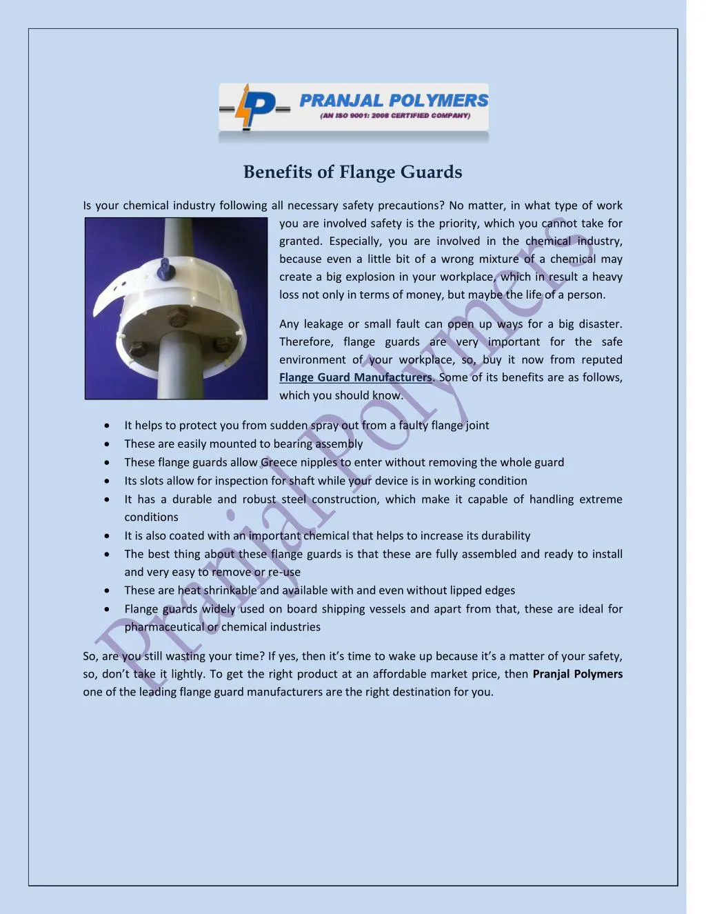 PPT - Benefits of Flange Guards PowerPoint Presentation, free download ...