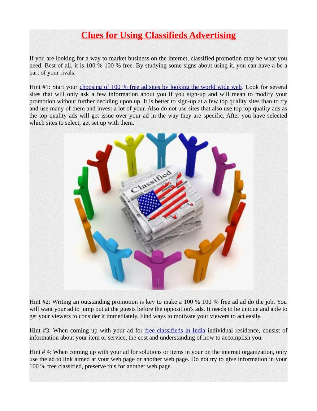 PPT - Clues for Using Classifieds Advertising PowerPoint Presentation ...