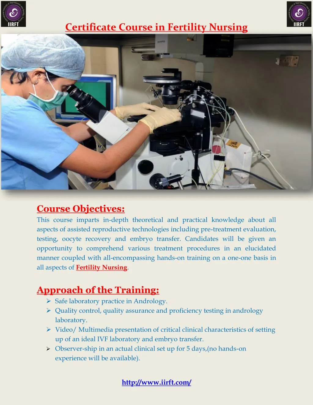 PPT - Certificate Course in Fertility Nursing PowerPoint Presentation ...