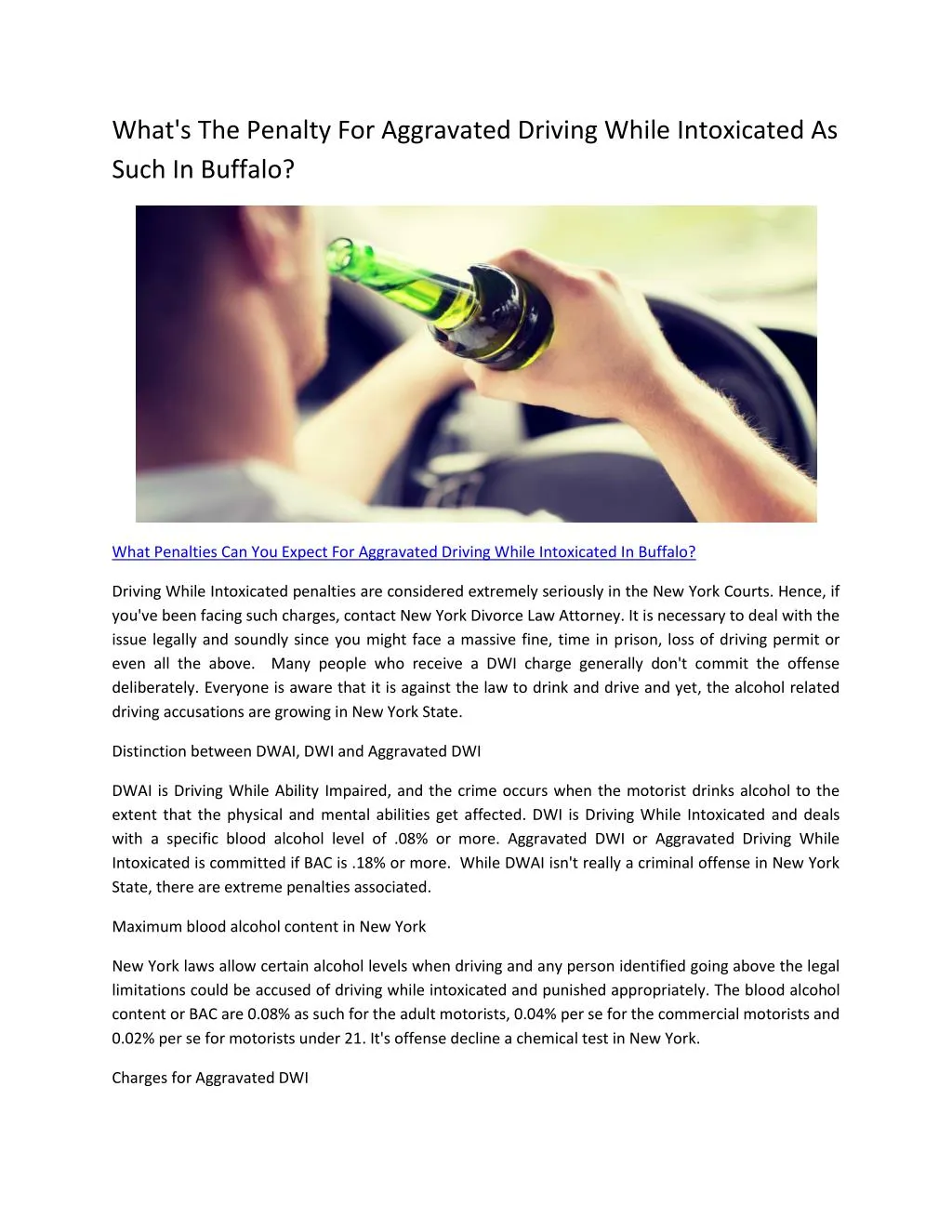 PPT - What Penalties Can You Expect For Aggravated Driving While ...