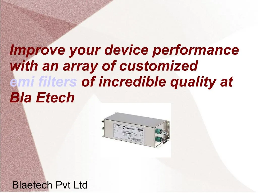 PPT - What is Emi Filter : Types of Emi Filters PowerPoint Presentation ...