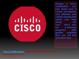 PPT - Take Cisco Certification Courses PowerPoint Presentation - ID:7330027