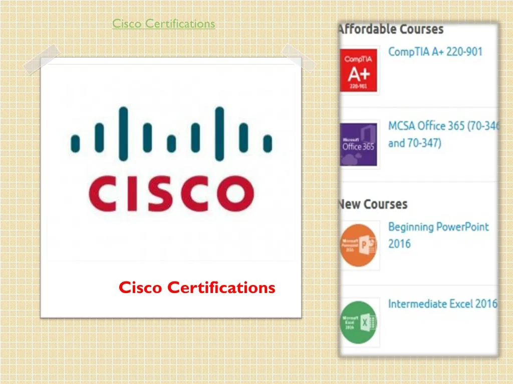 PPT - Cisco Certifications Archives PowerPoint Presentation, free ...