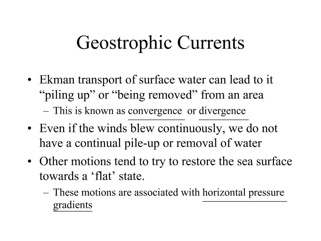 PPT - Geostrophic Currents PowerPoint Presentation, free download - ID ...