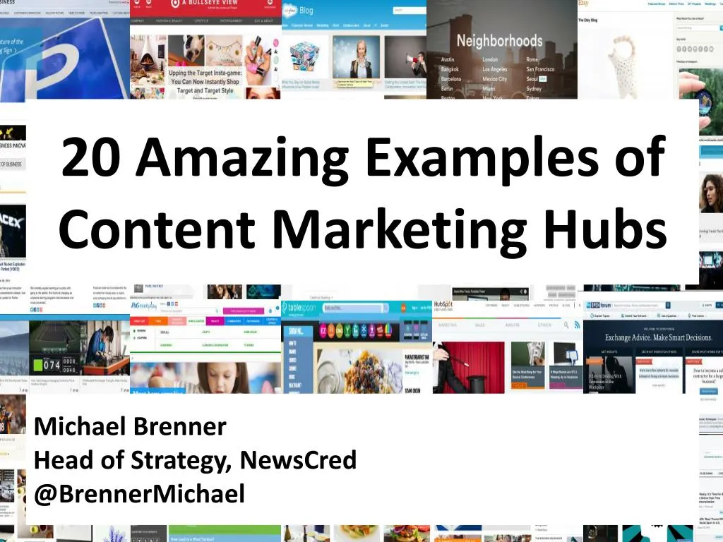 PPT - 20 Amazing Brand Content Marketing Hubs PowerPoint Presentation ...