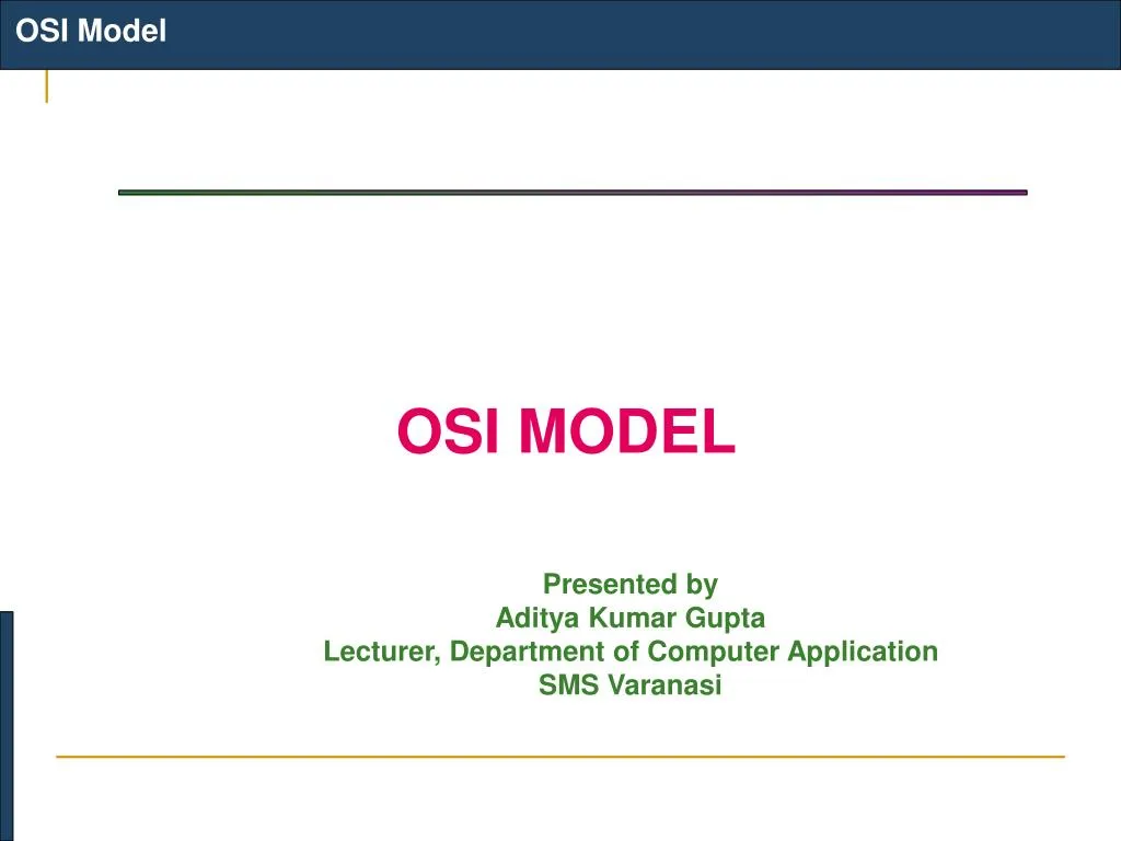 PPT - OSI Model PowerPoint Presentation, free download - ID:7336419