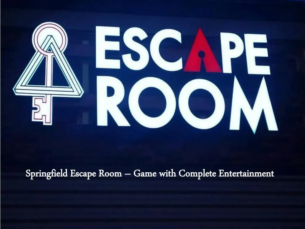 PPT - Springfield Escape Room PowerPoint Presentation, free download ...