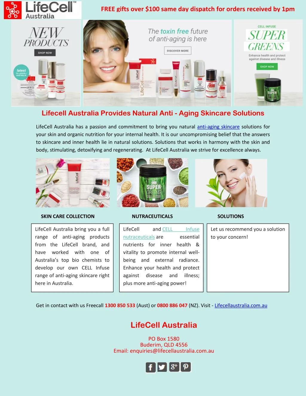 PPT - Lifecell Australia Provides Natural Anti-Aging Skincare Solutions PowerPoint Presentation ...