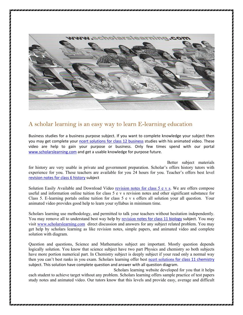 PPT - Scholars’ learning is an easy way to learn E-learning education ...