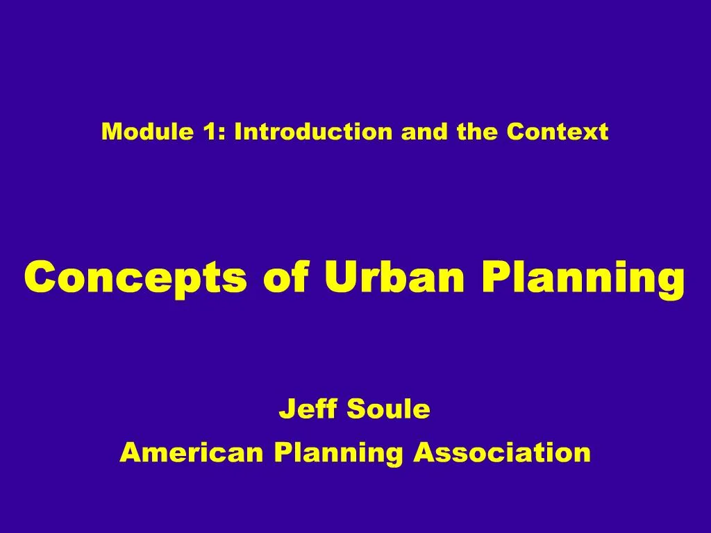 PPT - Module 1: Introduction and the Context PowerPoint Presentation ...