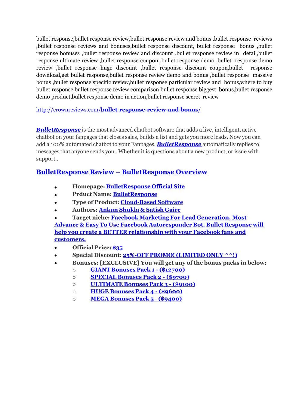 PPT - Bullet Response review & SECRETS bonus of Bullet Response ...