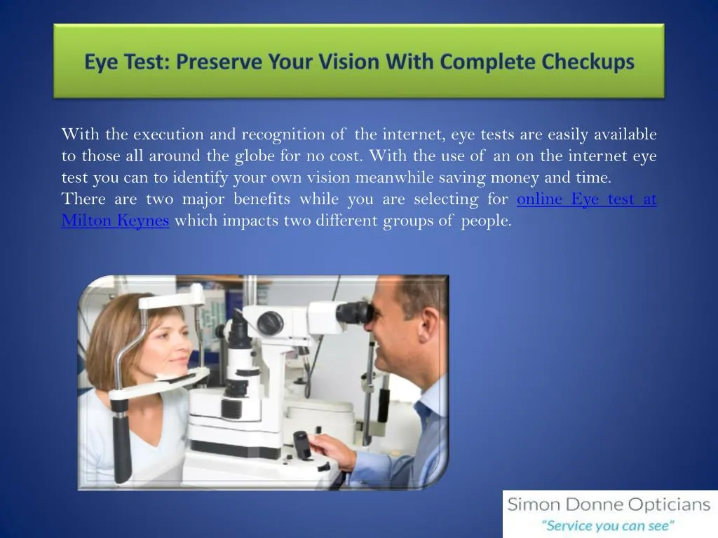 PPT - Eye Test: Preserve Your Vision With Complete Checkups PowerPoint ...
