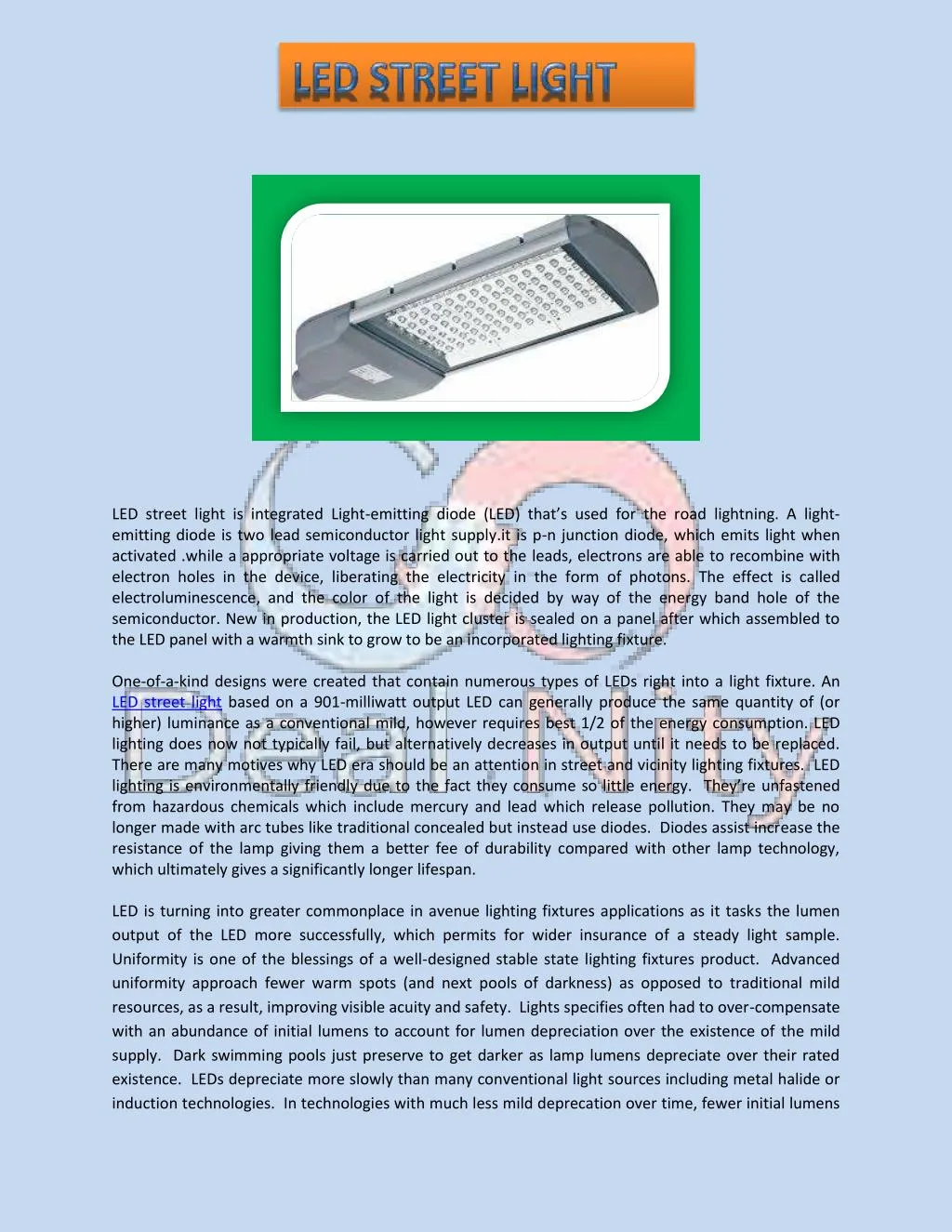 PPT - Led Street Light Manufacturers in India PowerPoint Presentation ...