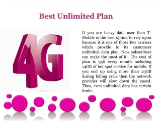 PPT - T-Mobile USA offers best prepaid phone plans PowerPoint ...