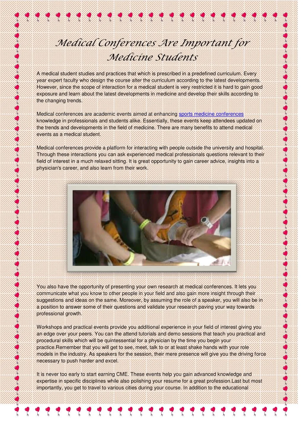 PPT - Medical Conferences Are Important for Medicine Students ...