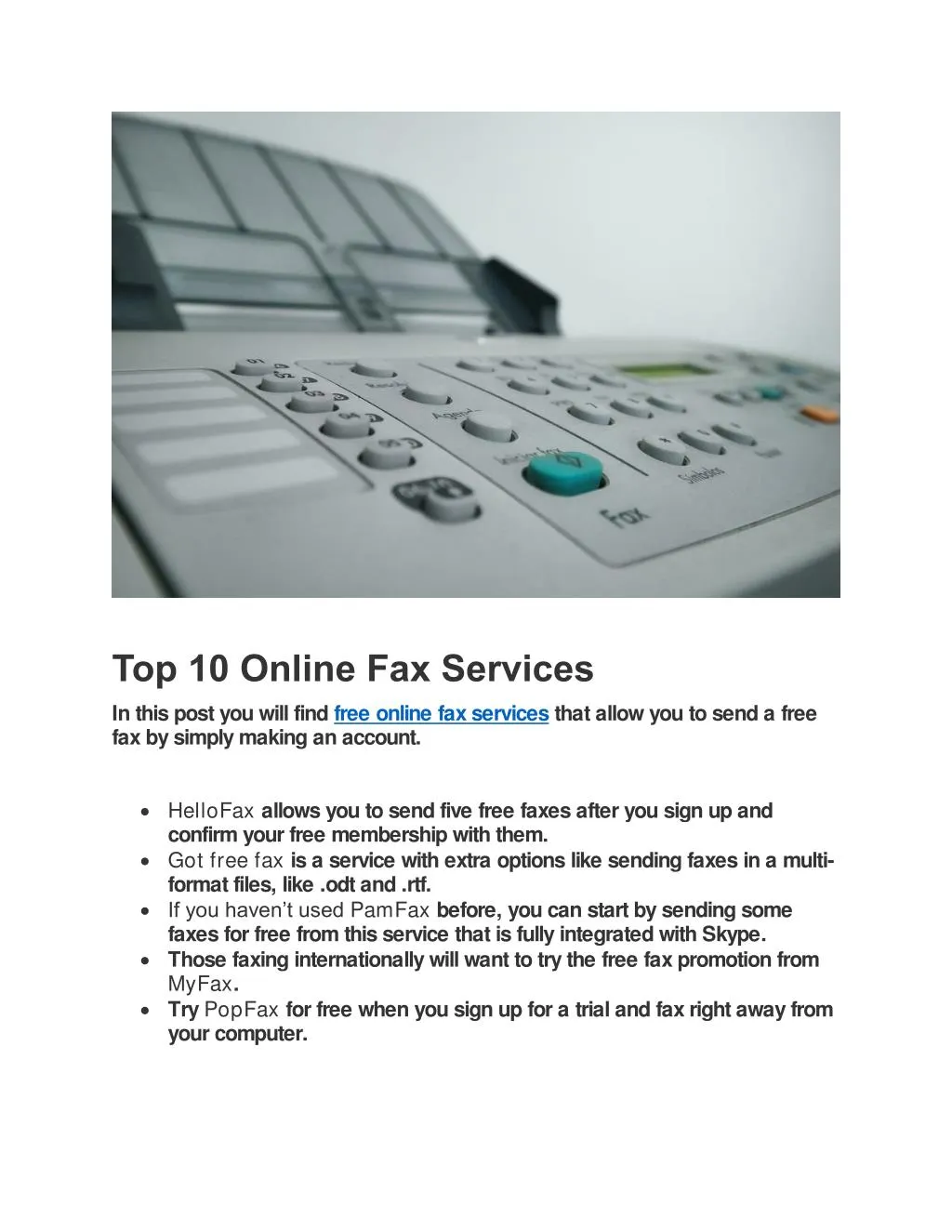 PPT - Free Fax Online Without Any Fax Machine PowerPoint Presentation ...