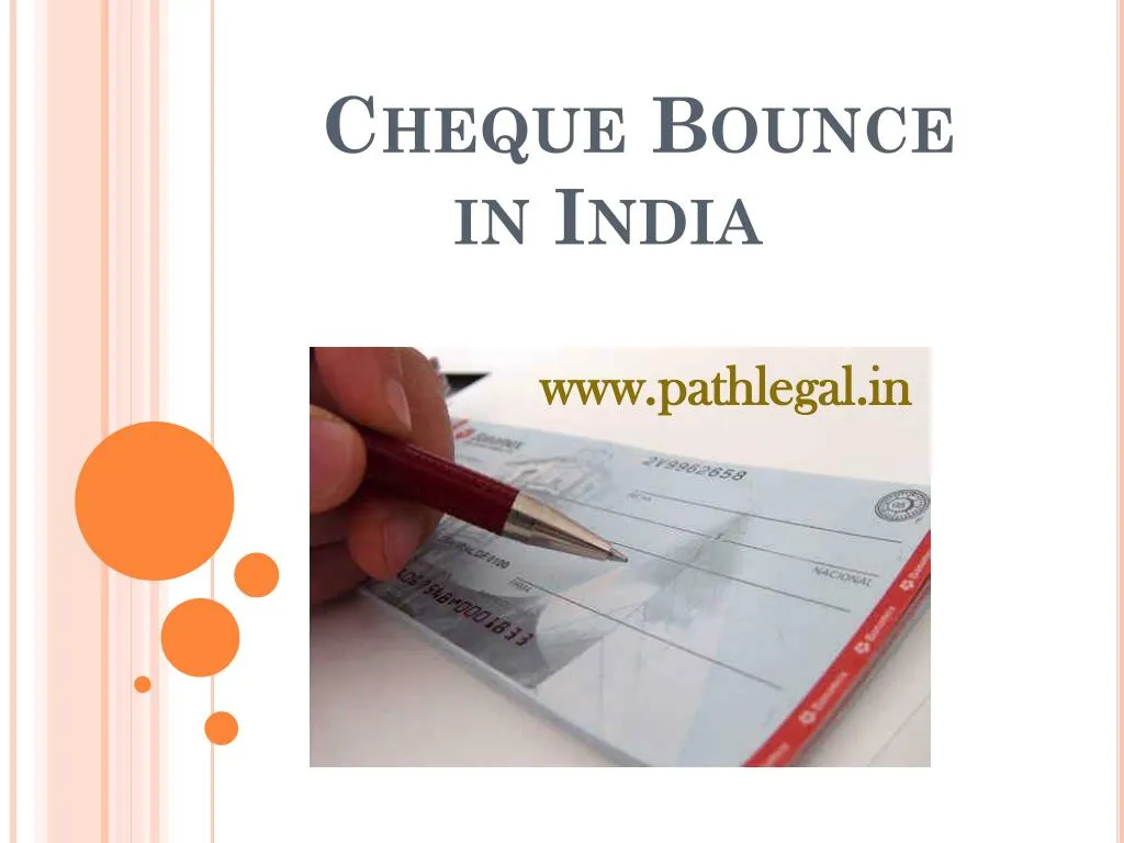 PPT - Cheque Bounce India | Cheque Rebound India PowerPoint ...