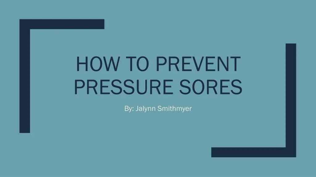PPT - Pressure Sore Prevention PowerPoint Presentation, free download ...