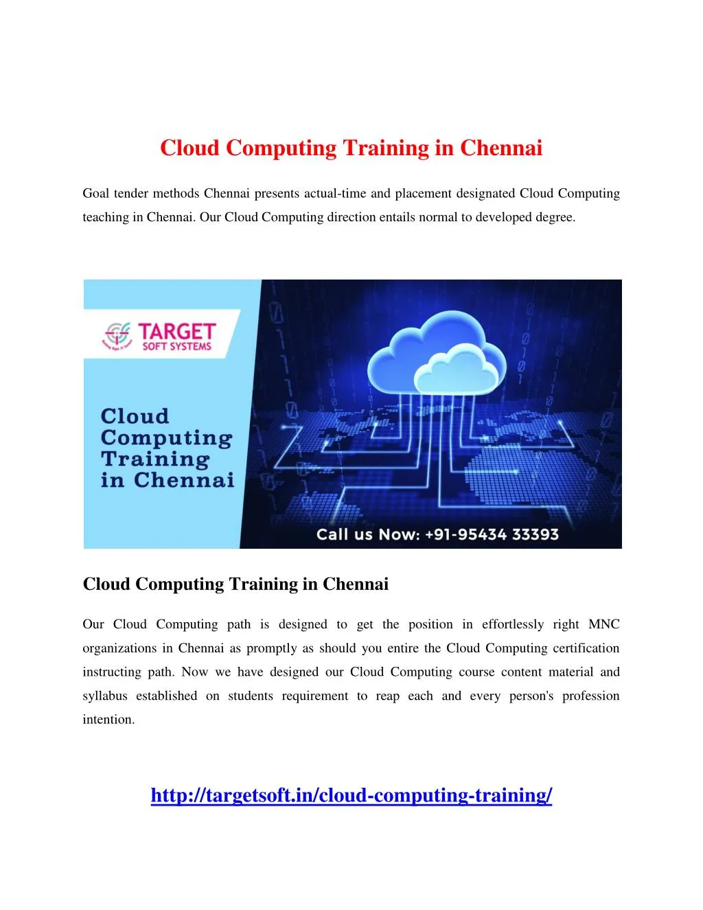 PPT - Cloud Computing Training in Chennai PowerPoint Presentation, free download - ID:7358227