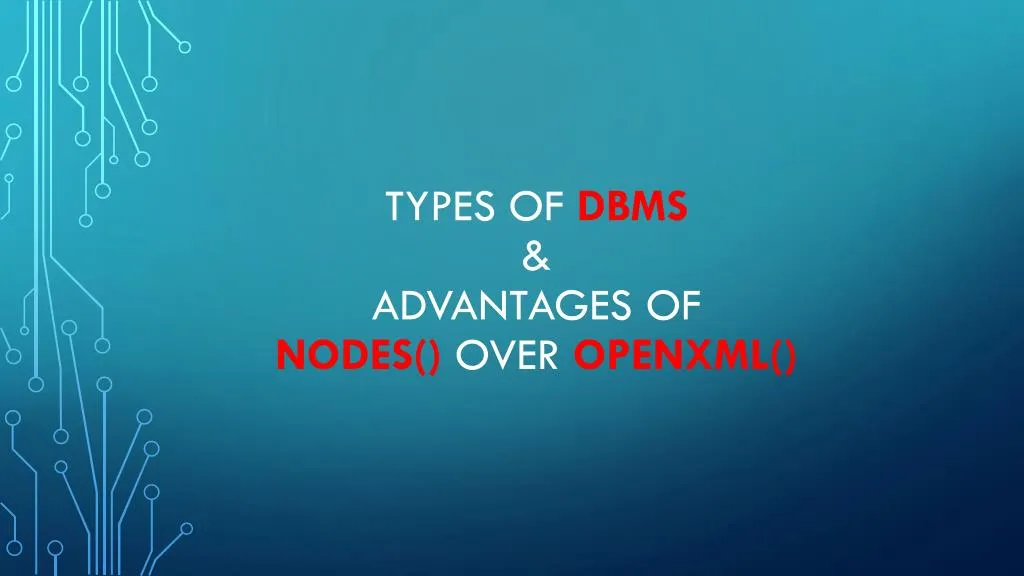 PPT - DBMS TYPES AND NODE FUNCTION PowerPoint Presentation, free ...
