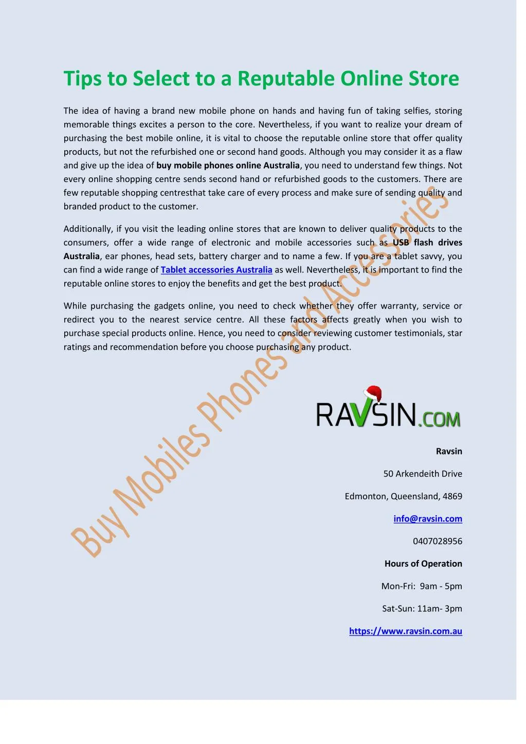 PPT - Tips to Select to a Reputable Online Store PowerPoint ...