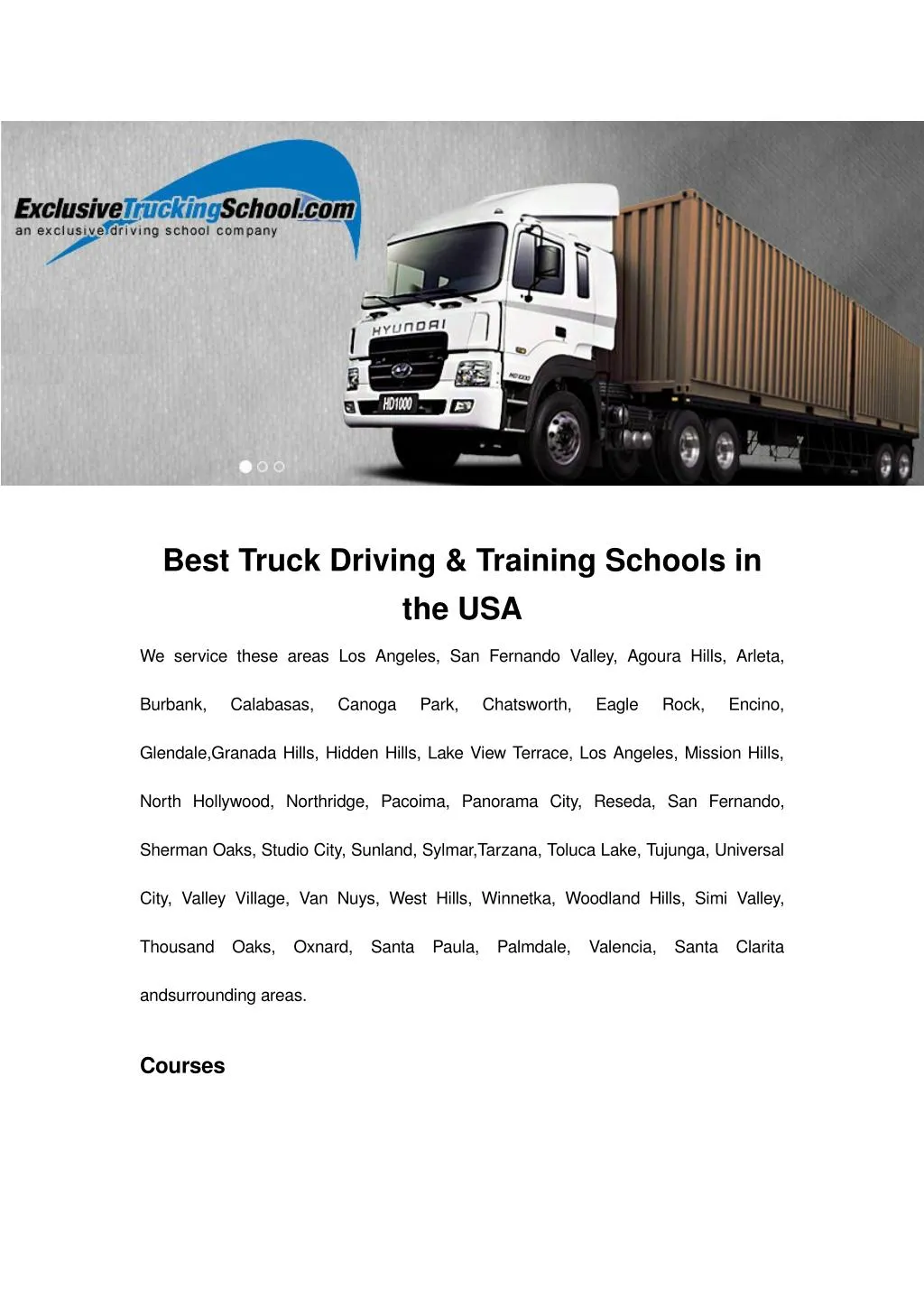 PPT - Best Truck Driving & Training Schools in the USA PowerPoint ...
