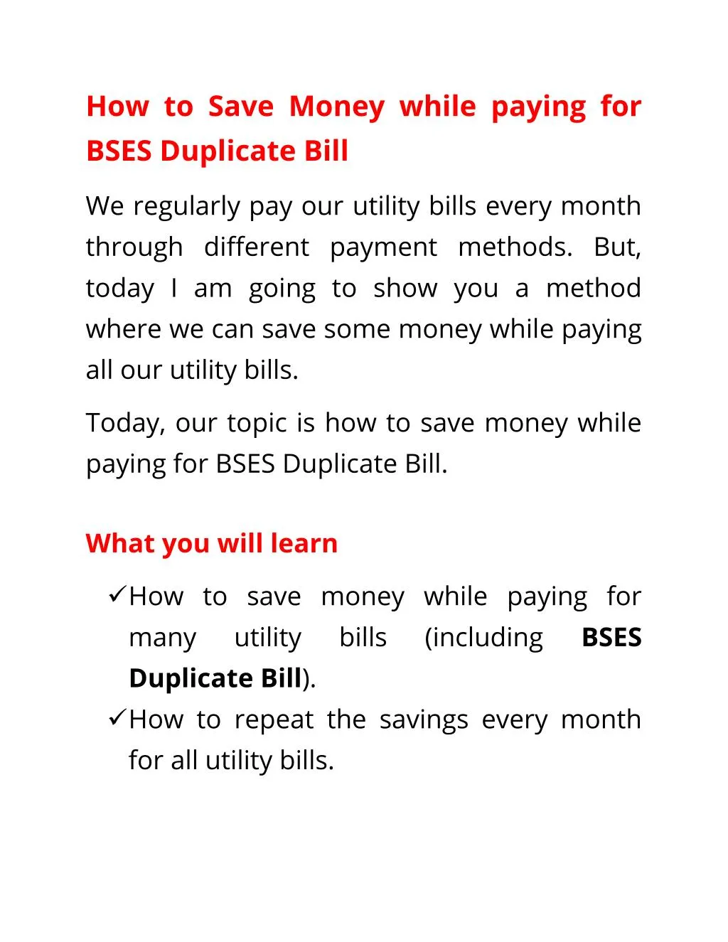 PPT - Bses Duplicate Bill PowerPoint Presentation, free download - ID ...