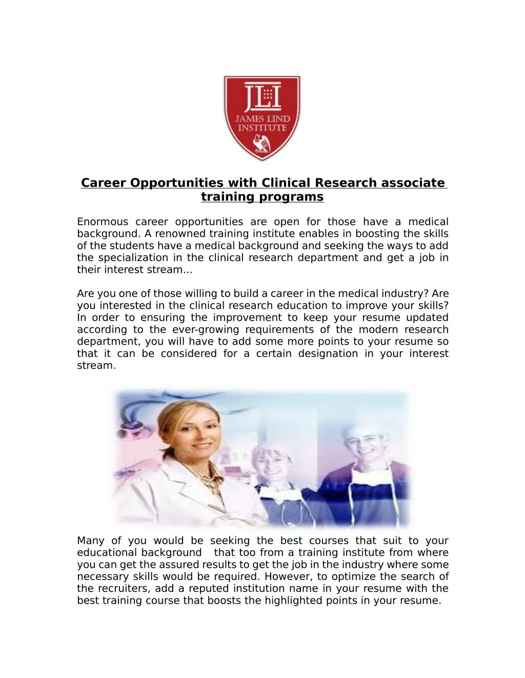 PPT - Get Career Opportunities With Clinical Research Associate ...